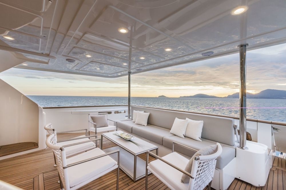 Yacht Navetta 28, a Ferretti Custom Line Superyacht | CHARTERWORLD ...